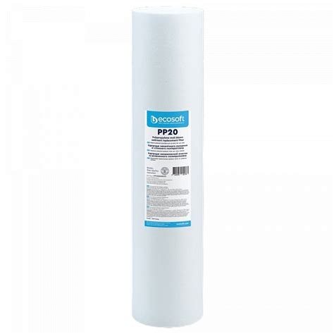 Картридж зі спіненого поліпропілену Ecosoft 4 5х20 20 мкм купити в Києві і Україні з доставкою