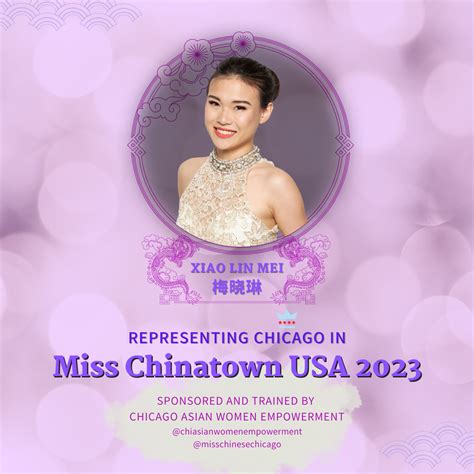 Miss Chinatown Usa 2023 — Chicago Asian Women Empowerment