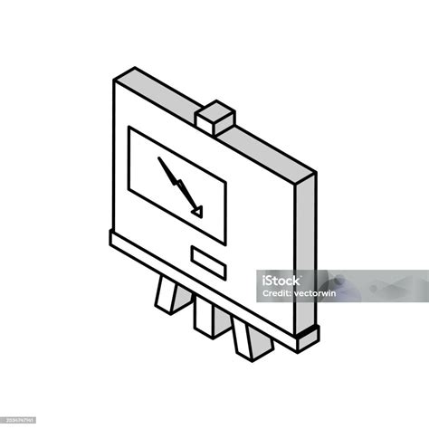 떨어지는 Infographic 프리젠 테이션 아이소 메트릭 아이콘 벡터 일러스트 레이 션 금융에 대한 스톡 벡터 아트 및 기타 이미지 금융 등측투영법 떨어짐 Istock