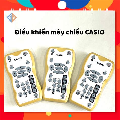 Điều khiển máy chiếu Casio dùng cho Casio chính hãng Shopee Việt Nam