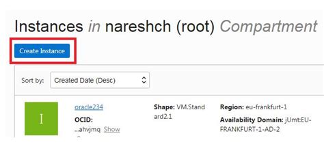 Creating A Vm Instance For Oracle Database In Oracle Cloud Infrastructureoci Oracledbwr