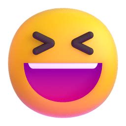 Grinning Squinting Face Emoji On Microsoft Teams S ― 😆