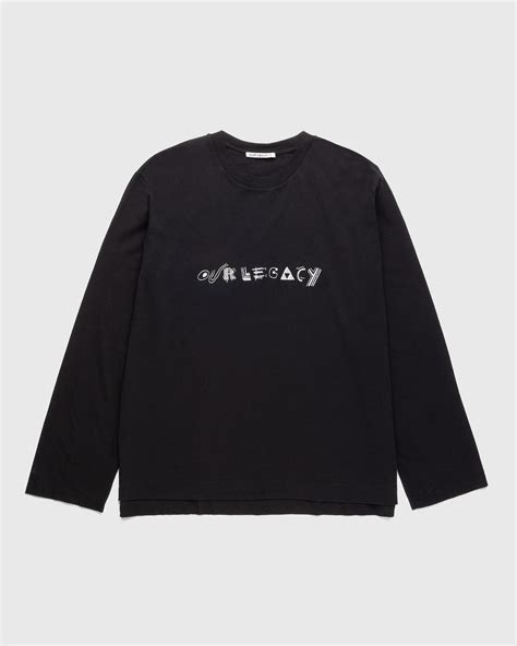 our legacy box longsleeve black highsnobiety shop