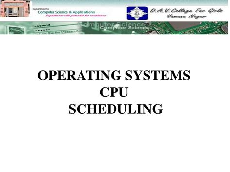 Ppt Operating Systems Cpu Scheduling Powerpoint Presentation Free Download Id2577351