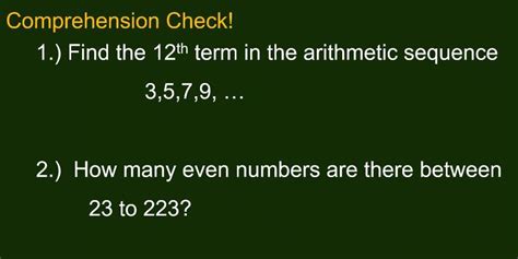 Pls Pa Help Po Sa Math Arithmethic Sequence Brainlyph