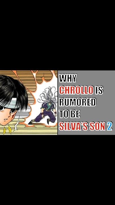 Why Chrollo Is Silvas Son 2 Hunter X Hunter Youtube