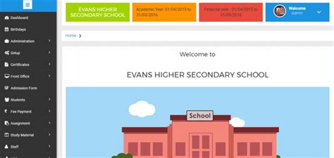 School Management System Erp Sourcecodester