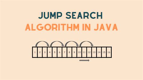 Jump Search Algorithm In Java Hackerheap