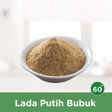 Jual Lada Putih Bubuk 60 Gr Shopee Indonesia