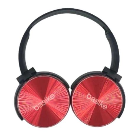 Fone De Ouvido Headset Bluetooth Est Reo Sem Fio Entrada Sd Basike Headset Bluetooth