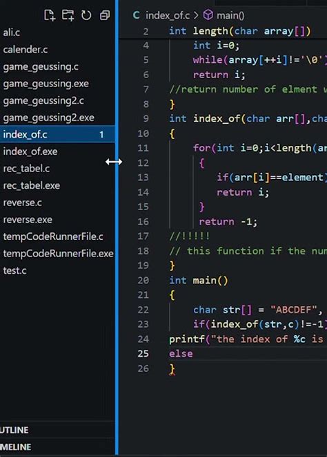 Creat A Indexof Function In C Coding Javascript Programming Python