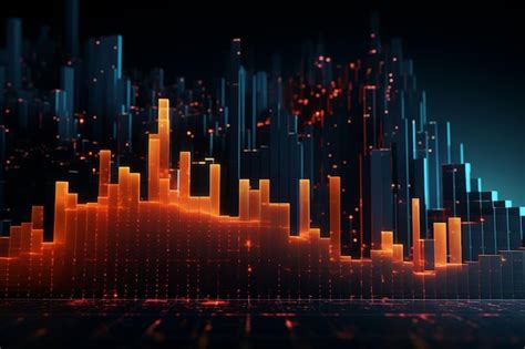 Abstract Visualization Of Data Analytics And Generative Ai Premium AI Generated Image