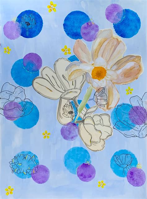 Layered Surfaces Botanical Abstraction On Behance