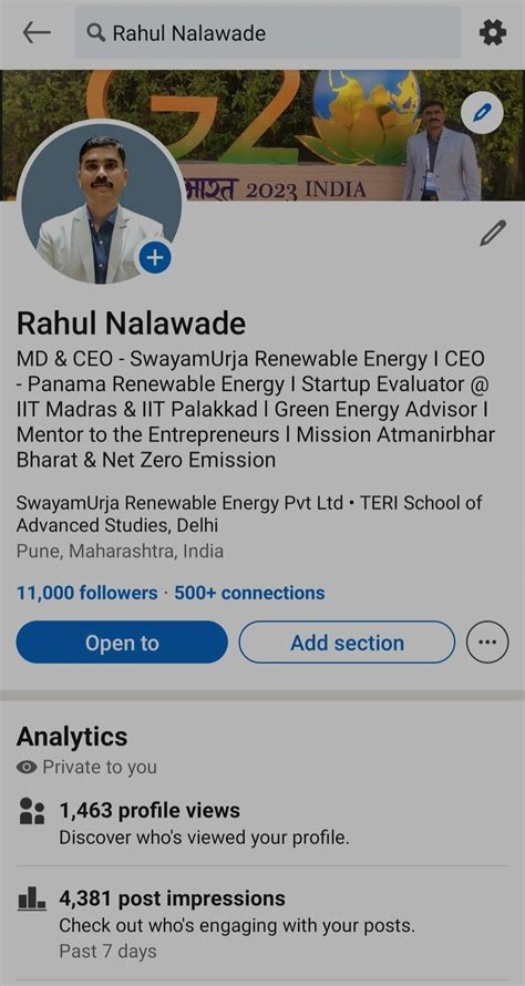 Rahul Nalawade On Linkedin My Amazing Linkedin Network Of 11000
