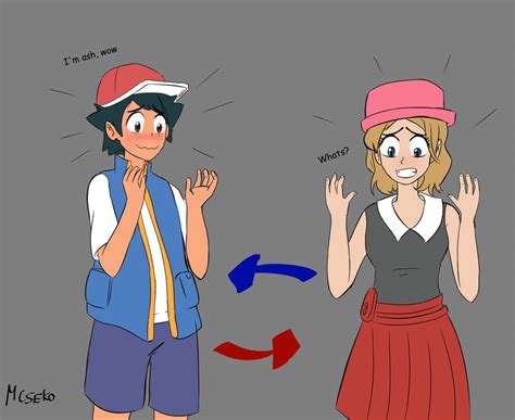Body Swap Bewteen Ash And Serena By Mcseko On Deviantart