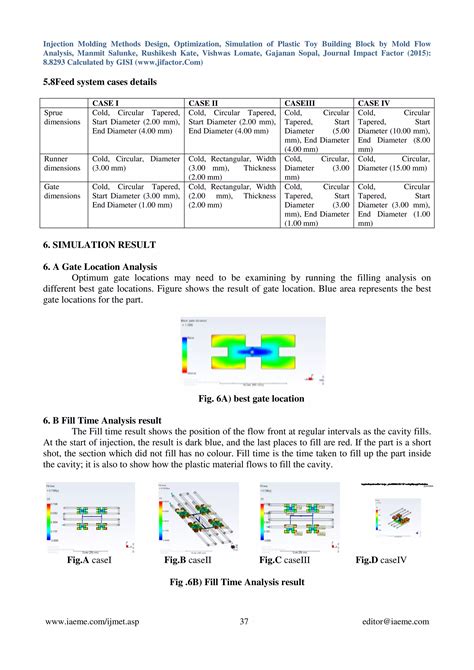 Injection Molding Methods Design Optimization Simulation Of Plastic Toy Building Block By Mold