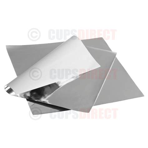 Foil Lined Sheets 30x30cm Heat‑retaining Greaseproof Wrap