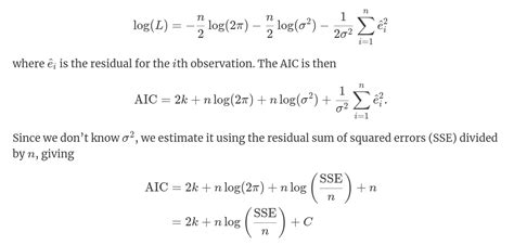 AIC Calculations Rob J Hyndman