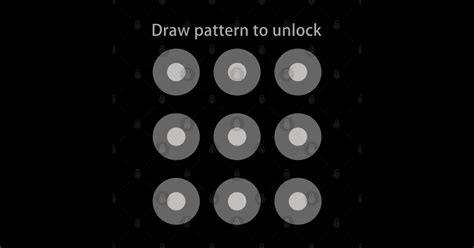 Draw Pattern To Unlock Smartphone Sticker TeePublic