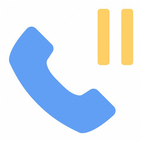 Phone Call Pause Telephone Communication Icon Download On Iconfinder