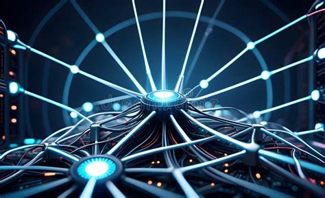 Abstract Technology Background Of A Data Computing System With