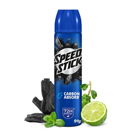 Desodorante Hombre Men Speed Stick Carbón Absorb Antitrasnpirante En