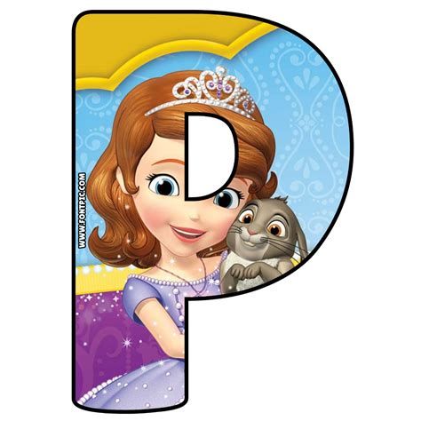 Sofia The First Letter P