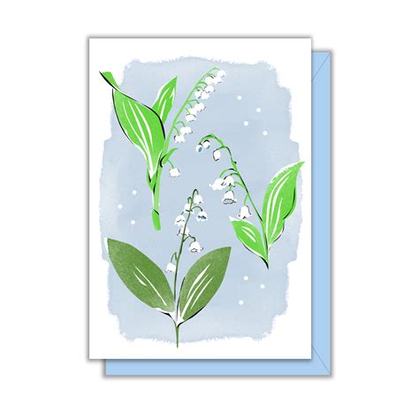 Lily Of The Valley Enclosure Card Driscoll Design