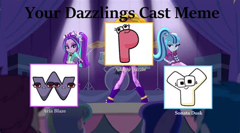 Alphabet Lore Girls As The Dazzlings Cast By Zemelo2003 On Deviantart