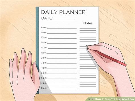 How To Stop Thinking About Sex With Pictures Wikihow