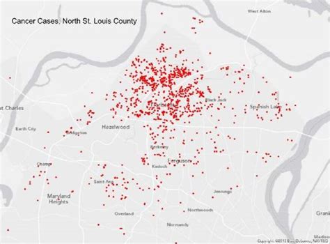 Army Corps Yards Along Coldwater Creek Are Contaminated With