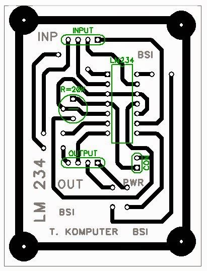Skema Rangkaian Robot Line Follower