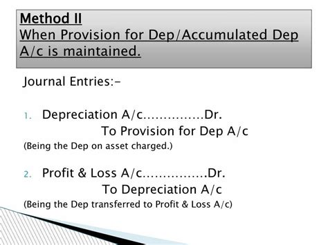 Class Xi Depreciation Powerpoint Slides Learnpick India