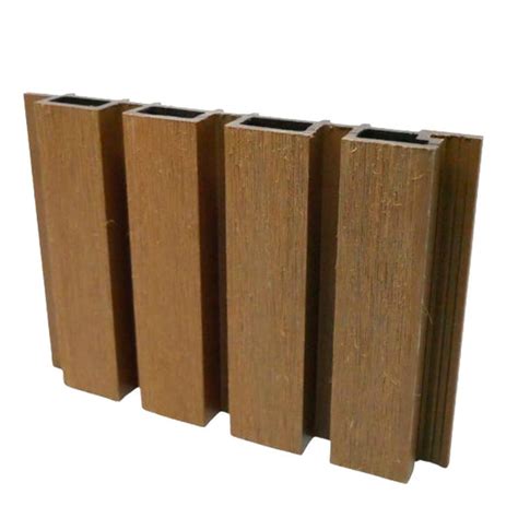 Slatted Spiced Cedar Brown Composite Cladding Cladding Board 250