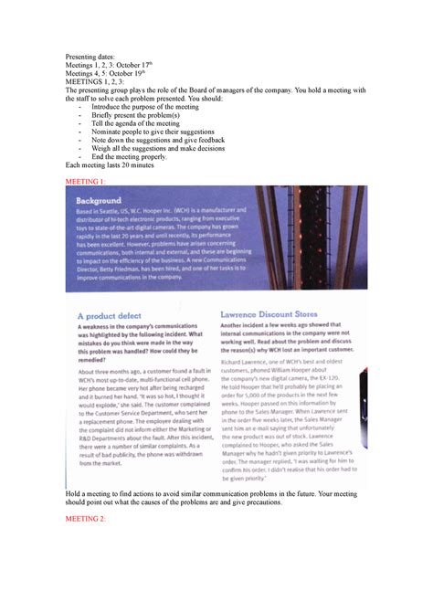 Enm401 Speaking Assignments Presenting Dates Meetings 1 2 3