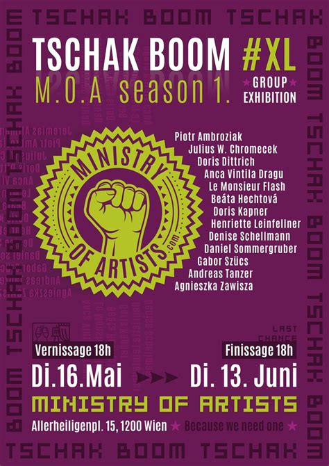 Doris Kapner On Linkedin Vernissage Tschak Boom Xl Ministry Of Artists