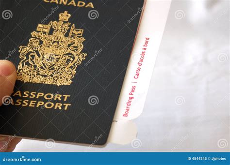 Passport With Boarding Pass Stock Image 4544245