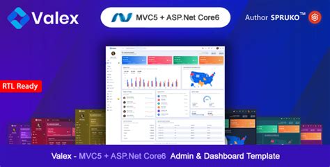Valex Aspnet Core And Mvc Admin And Dashboard Template Graphicfort