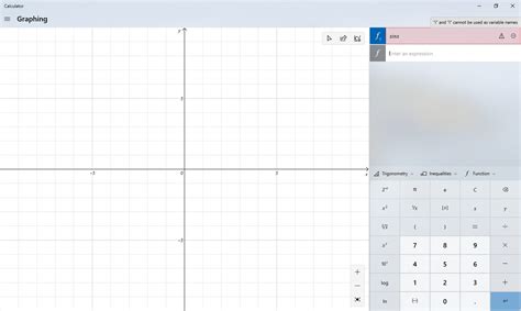 Graphing Calculator Shows A Vague Error On Entering An Expression With Invalid Spacing Issue
