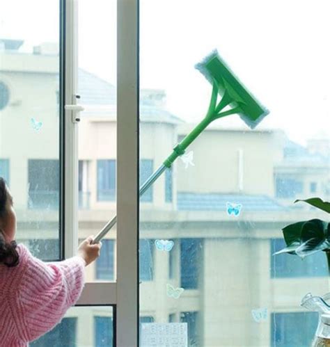 10구부러지는 창문 브러쉬 꺾어지는 유리창 청소 밀대 티몬