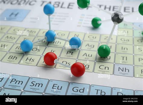 Molecular Models Represents An Element At Maddison Rosenthal Blog