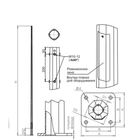 Опора граненая фланцевая не силовая НФГ 9 0 02 ц купить в Новосибирске