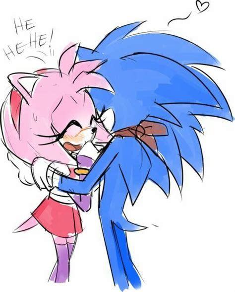 Sonamy Ideas In Sonic And Amy Sonic Sonic The Hedgehog