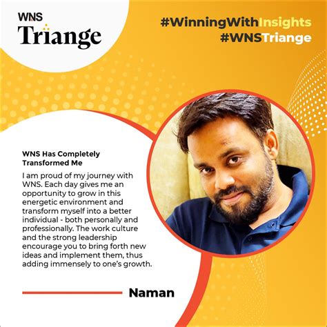 Naman Kumar Pandey On Linkedin Its Been 45 Years With Wns Every Day