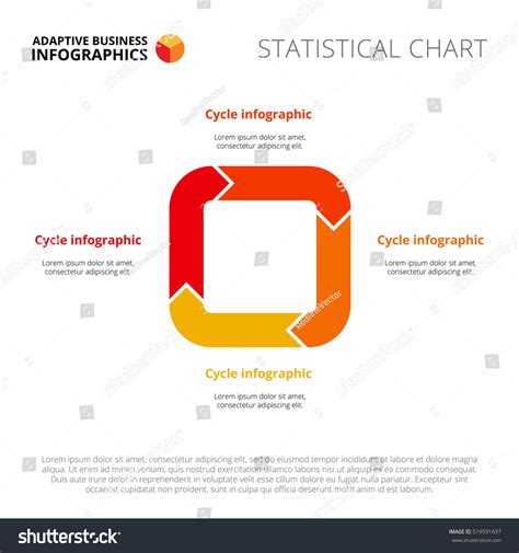 Four Arrows Cycle Diagram Slide Template Stock Vector Royalty Free 519591697 Shutterstock