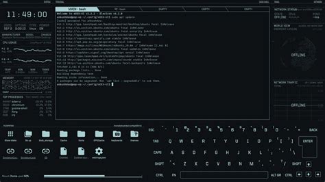 Meet Edex Ui A Sci Fi Inspired Linux Terminal Emulator