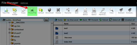 Moving Files Using The Cpanel File Manager Web Hosting Hub