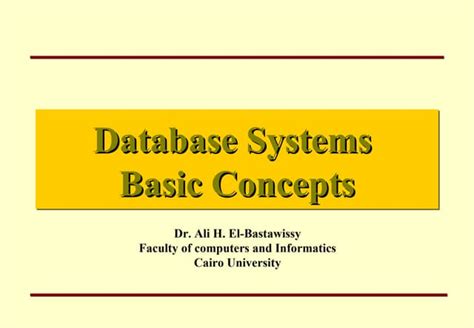 Database Design Slide 1 Ppt