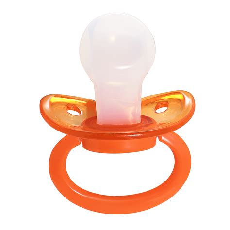 Translucent Orange And Orange Pacifier