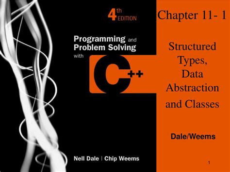 Ppt Chapter 11 1 Structured Types Data Abstraction And Classes Powerpoint Presentation Id